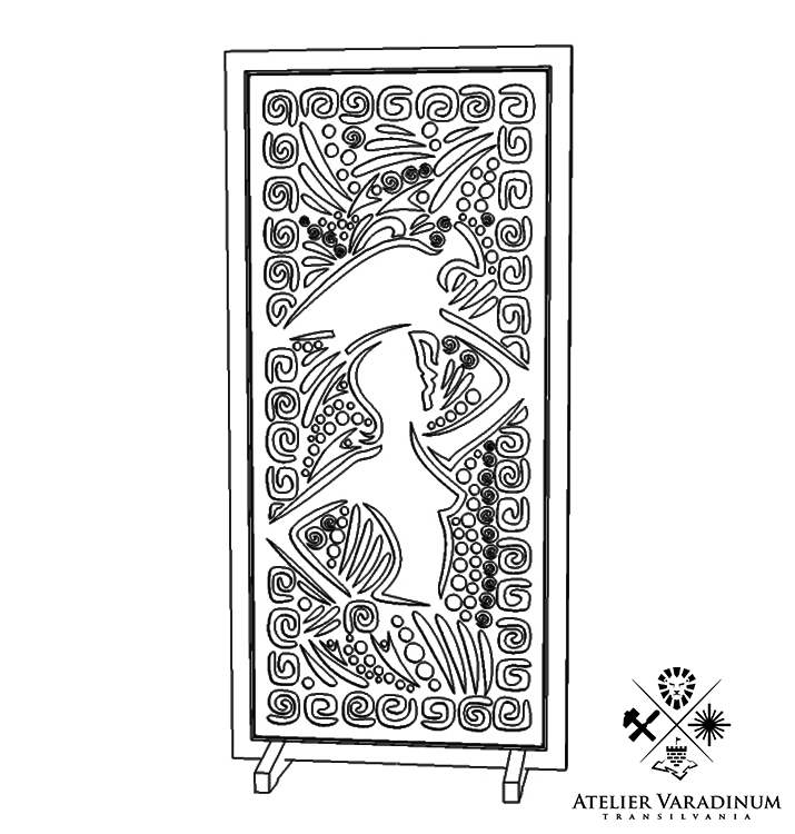 Panou separator decorativ traditional PD127 S - Traditionale - Panouri ...