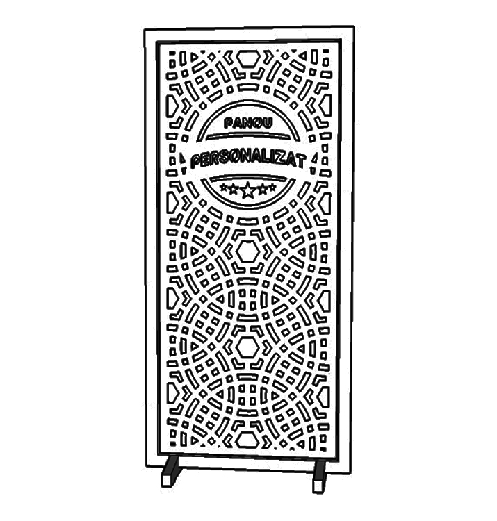 Panou separator decorativ personalizat PDP1 S - Personalizate - Panouri ...
