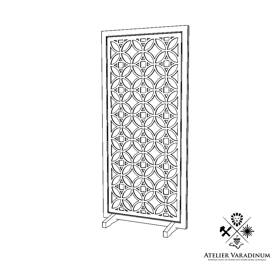 Panou separator decorativ traditional PD129 S - Traditionale - Panouri ...