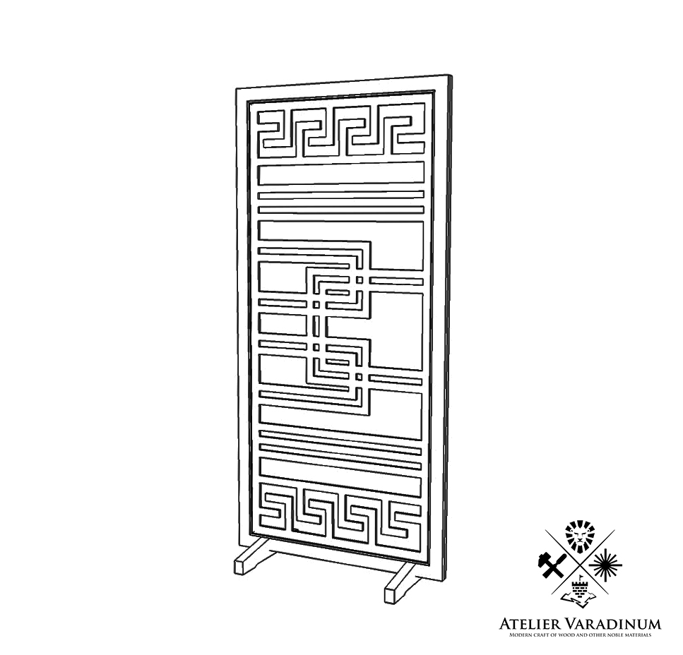 Panou separator decorativ traditional PD140 S - Traditionale - Panouri ...