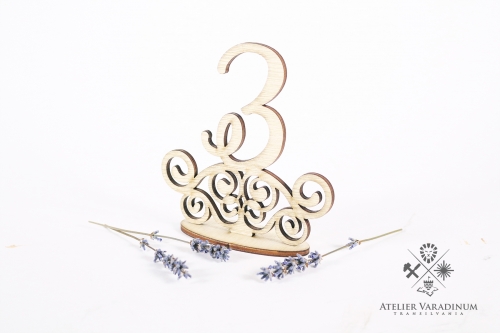 Numere masa nunta model bucle S - Numere mese - Decoratiuni - Produse