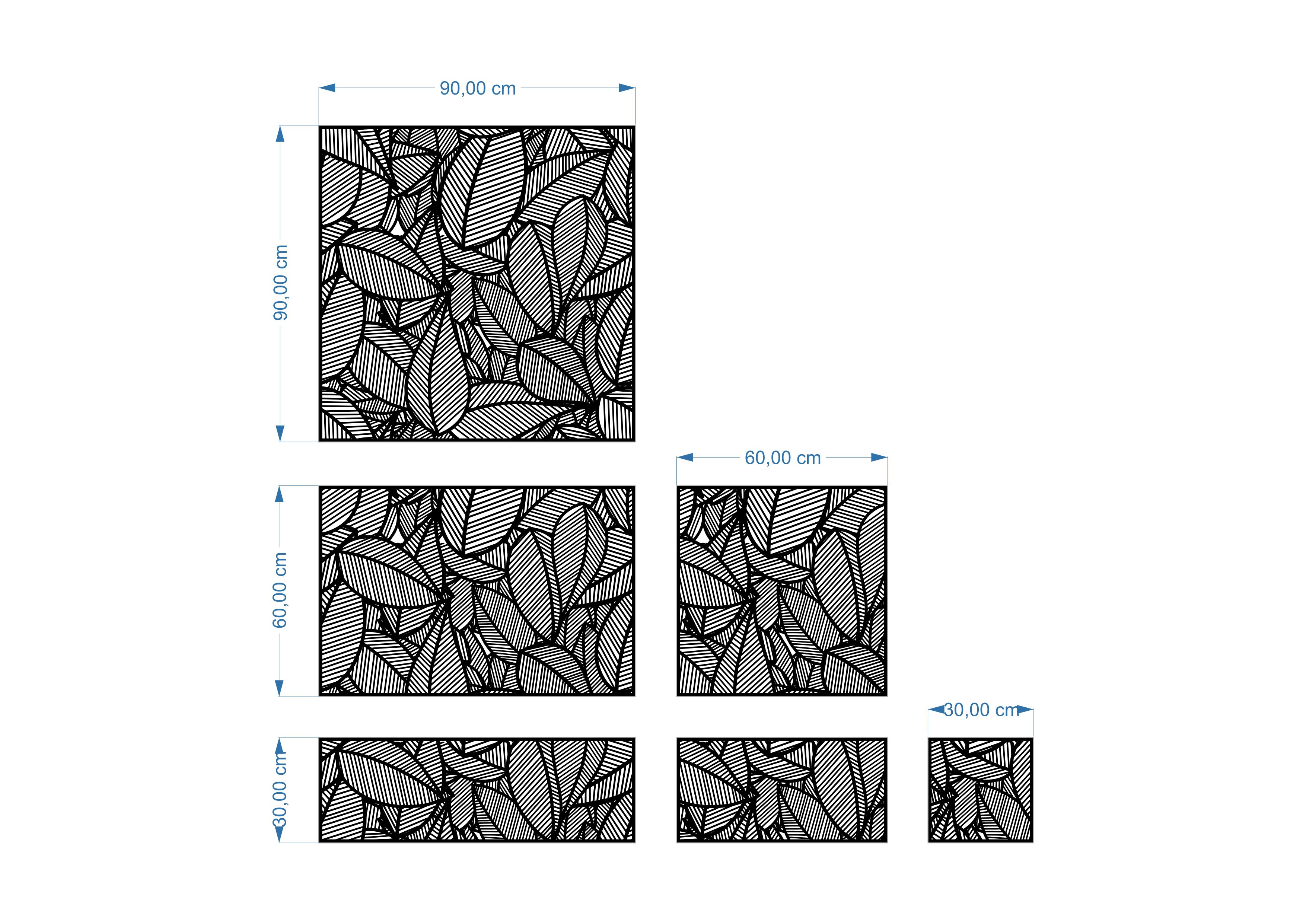Panou decorativ traforat perete din mdf natur 4 mm. PP14 - Panouri ...