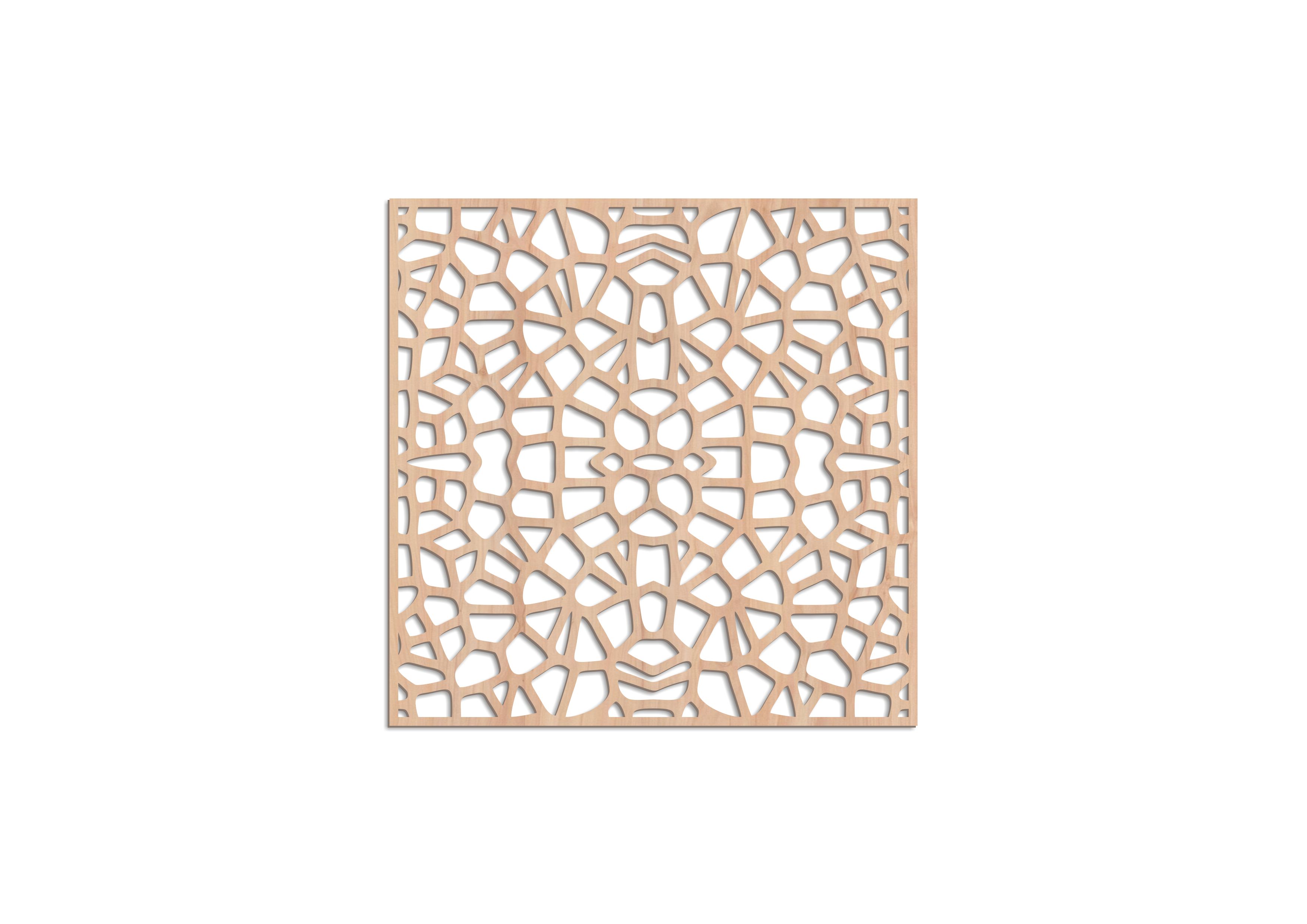 Panou decorativ traforat perete din mdf natur 4 mm. PP17 - Panouri ...